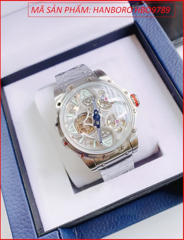 Wow Đẹp quá ️Đồng Hồ Nam Hanboro Tourbillon Lộ Cơ