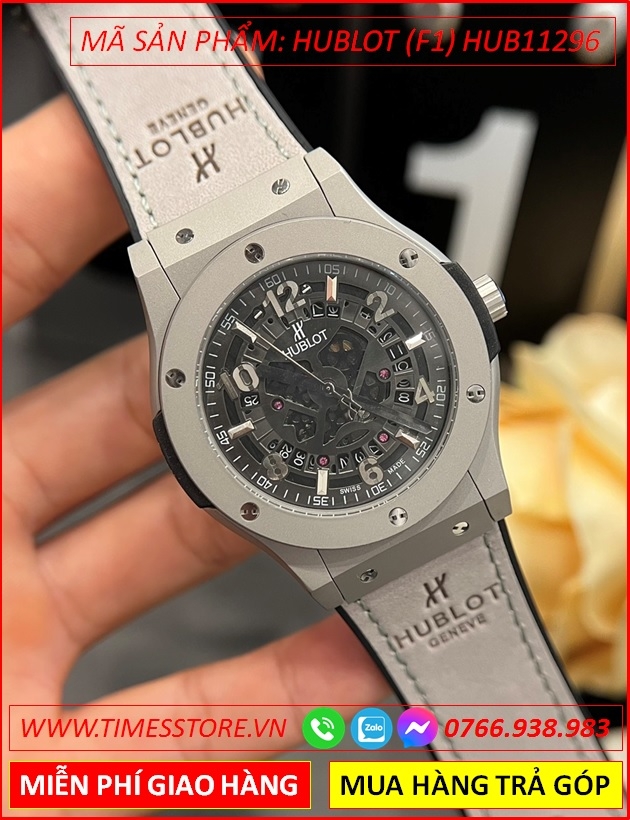 Wow Đẹp quá ️Đồng Hồ Nam Hublot F1 Automatic Lộ Máy