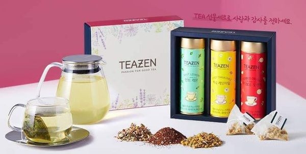 Set Trà Tổng Hợp Teazen - Teazen tea (Premium Blended Tea Set) Kangnam Mart