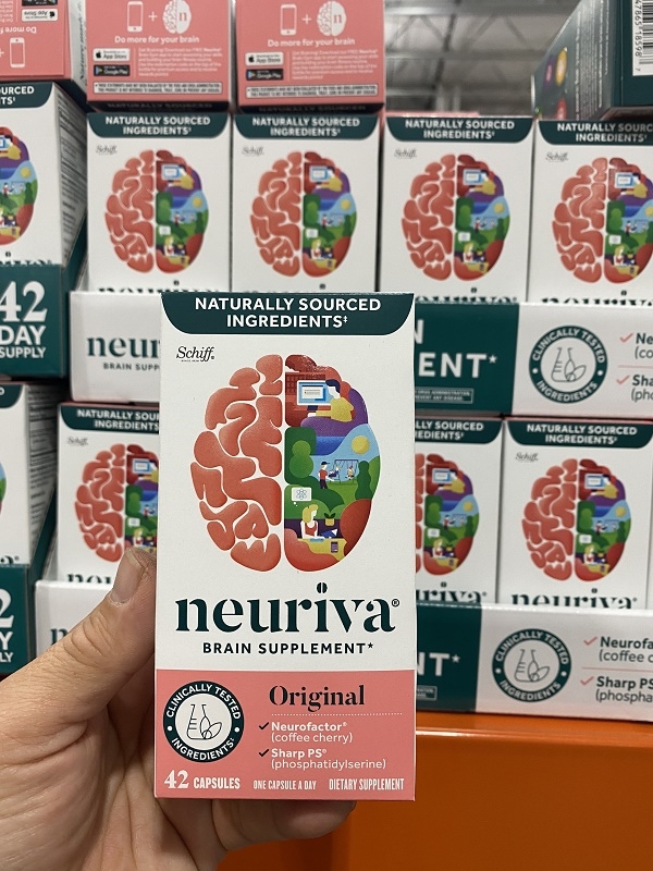 Kẹo dẻo bổ não Schiff Neuriva Brain Performance Strawberry Gummies (mua ...