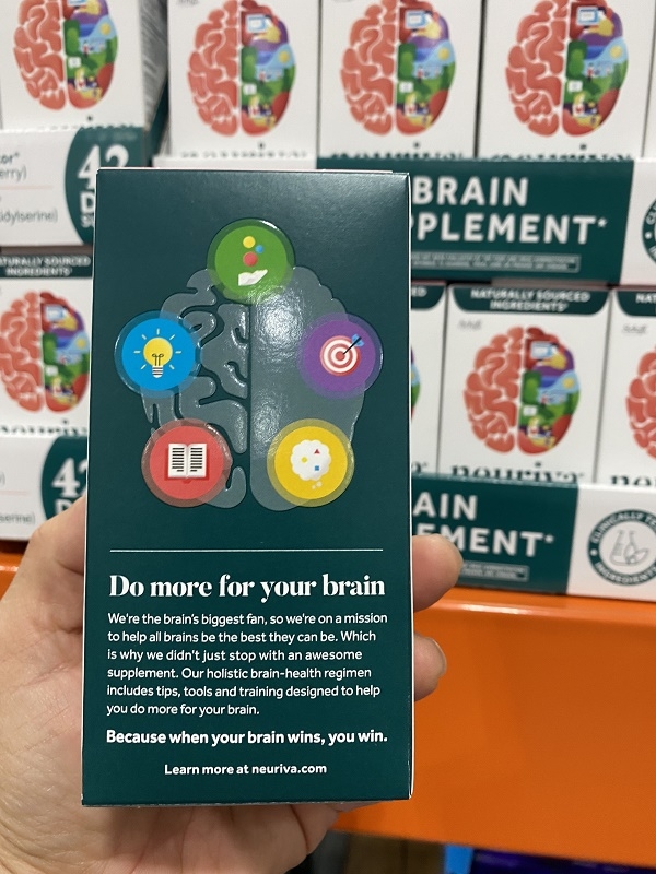 Kẹo dẻo bổ não Schiff Neuriva Brain Performance Strawberry Gummies (mua ...