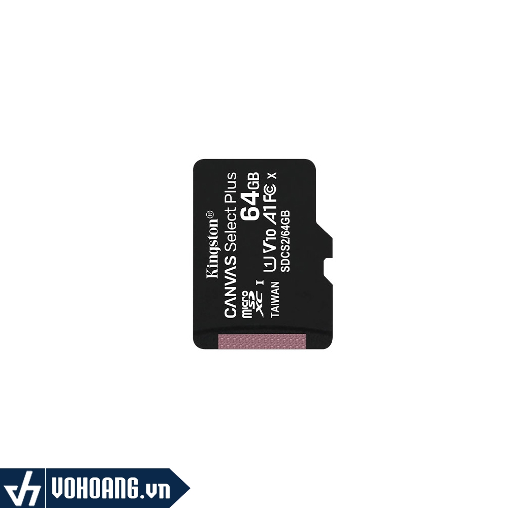 Kingston SDCS2/64GBSP | Thẻ Nhớ 64GB CanVas Select Plus 100R 100Mb/s ...
