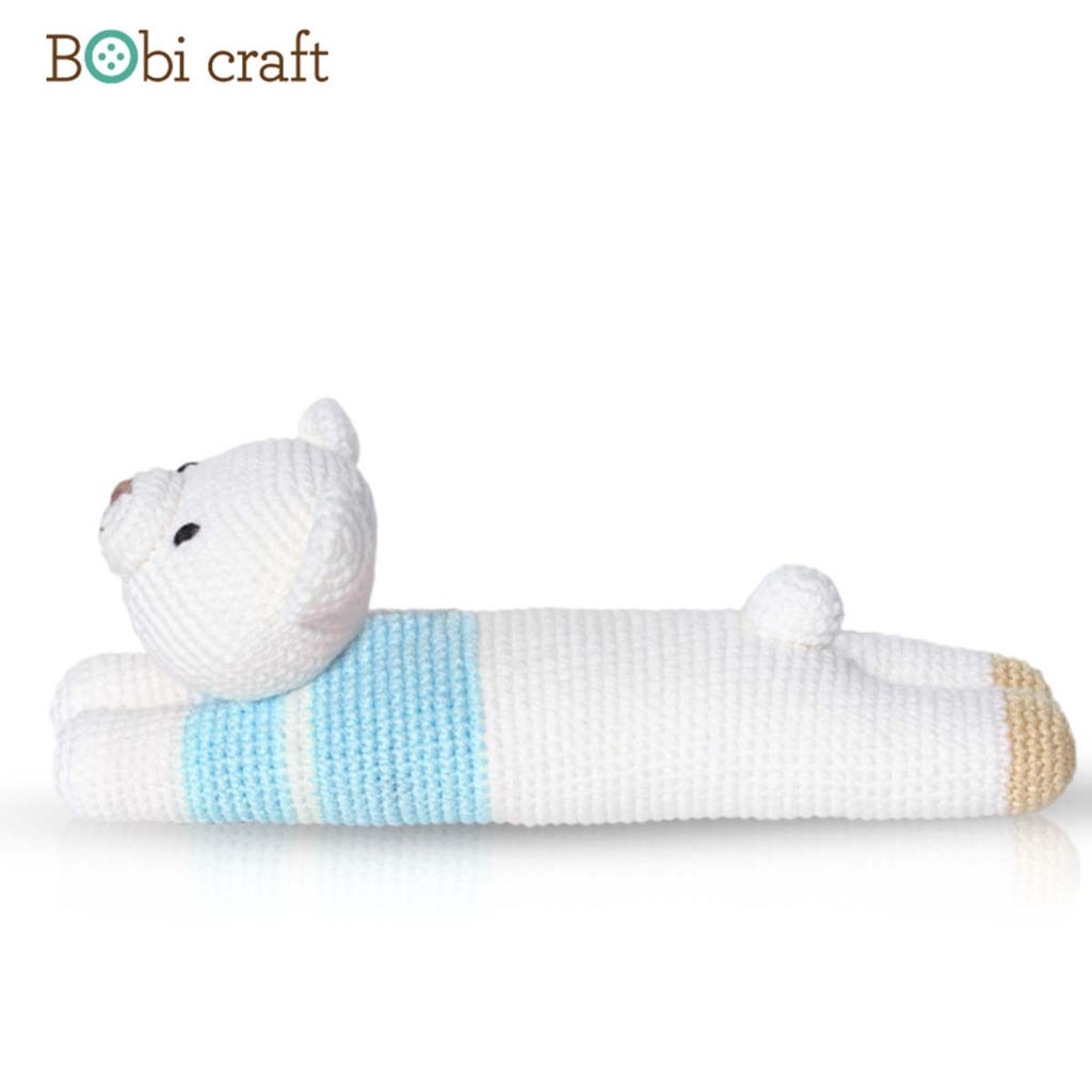 Thú bông len Bobicraft - Gấu Bobbie lười - Đồ chơi an toàn Quà tặng bé ...