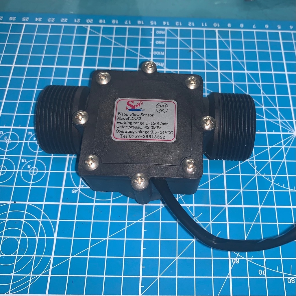 Cảm biến lưu lượng nước DN32 fi 42mm | Giải Pháp Chung