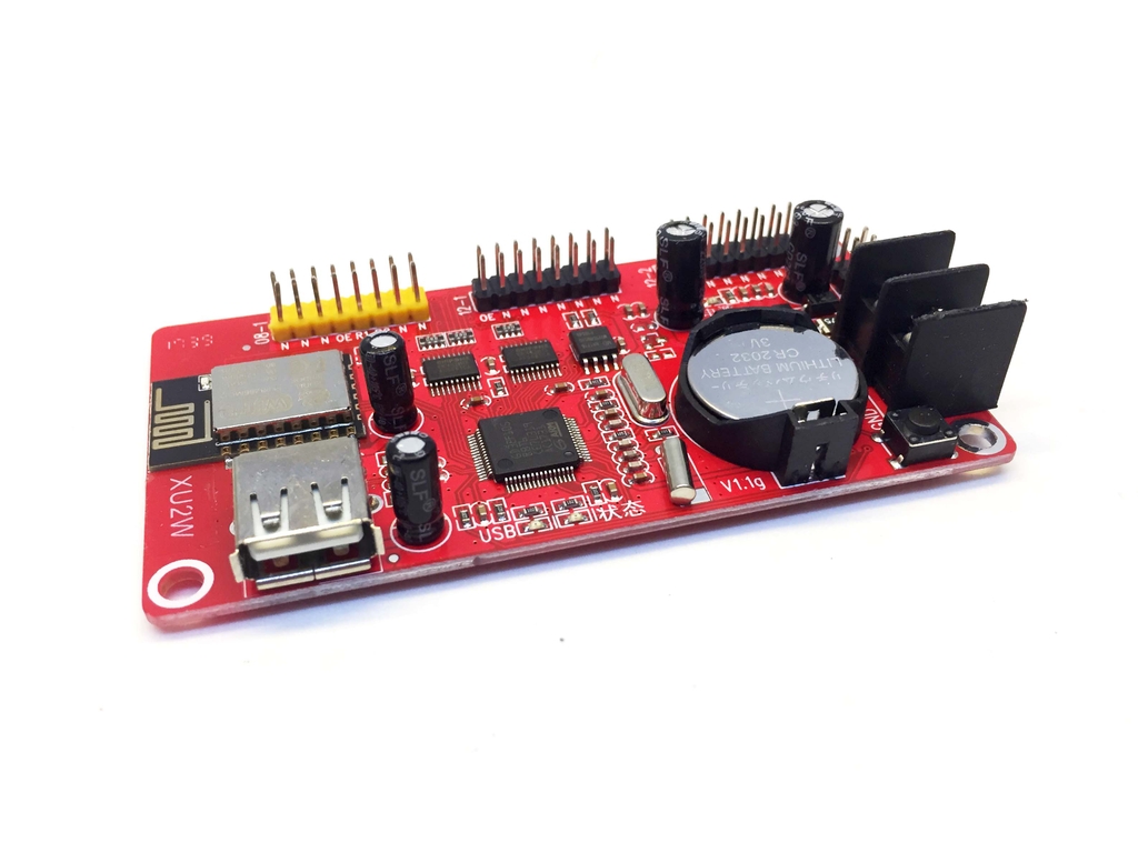 Mạch điều khiển Led ma trận P10 bằng wifi+USB 2 hàng | Giải Pháp Chung