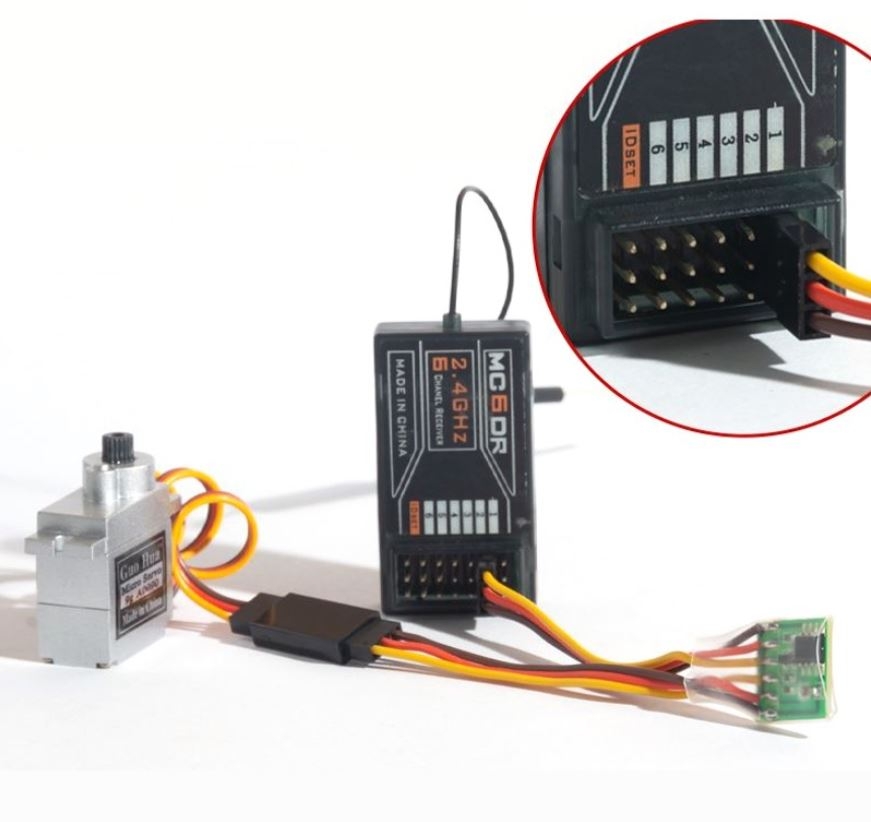 Module Điều khiển đảo ngược tín hiệu Servo 4~6V Cho JR Futaba Aircraft ...