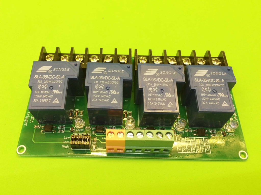 Module Relay 4 kênh 5V 30A | Giải Pháp Chung