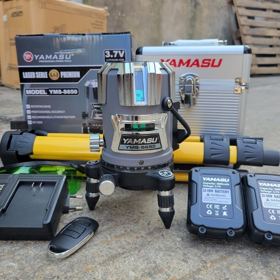 MÁY LASER CÂN BẰNG YAMASU YMS-S650 5 TIA XANH SERIE S 2025