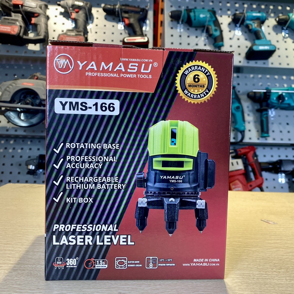 YAMASU | MÁY BẮN CỐT LASER YAMASU YMS-166 BÓNG LED SIÊU SÁNG