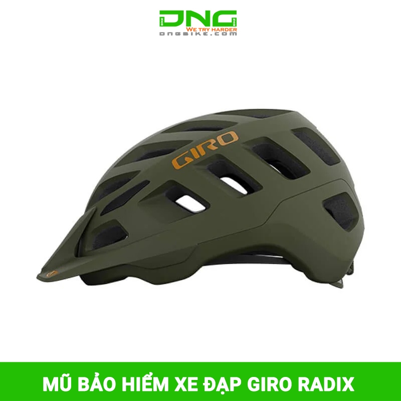 Mũ bảo hiểm xe đạp GIRO RADIX| Nhẹ, thoáng, đẹp | Nhà phân phối xe đạp thể thao Dngbike.com
