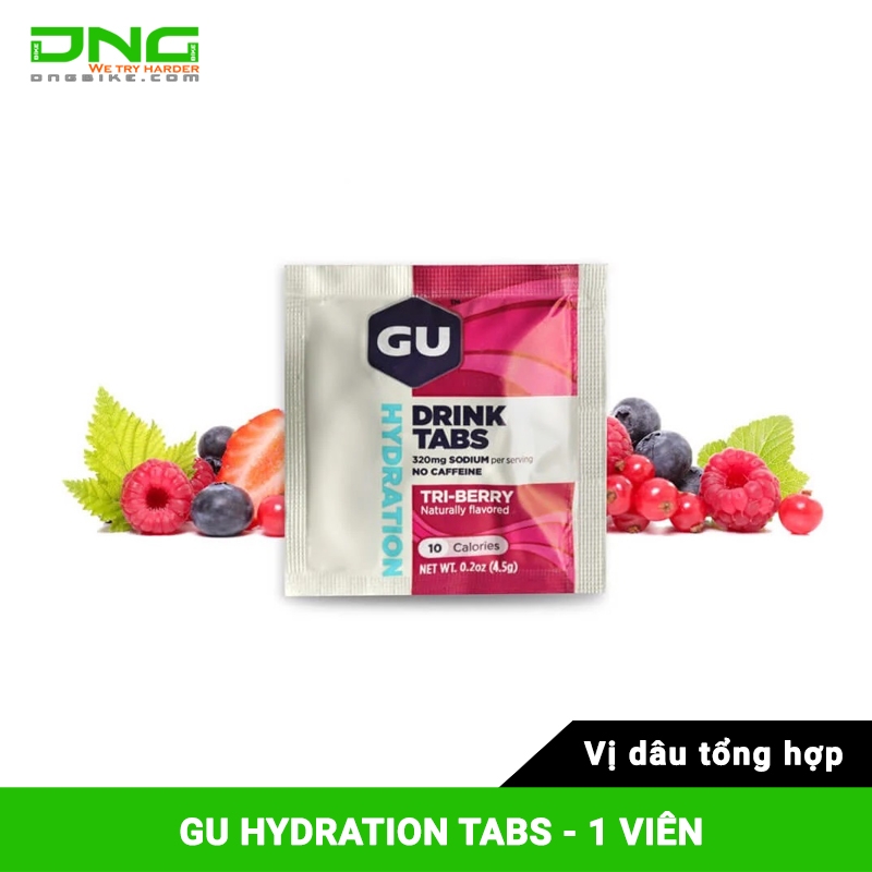Viên sủi năng lượng GU HYDRATION TABS - 1 viên | DngBike.com