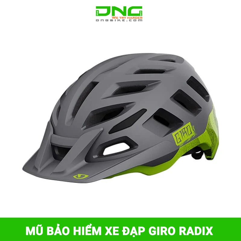 Mũ bảo hiểm xe đạp GIRO RADIX| Nhẹ, thoáng, đẹp | Nhà phân phối xe đạp thể thao Dngbike.com