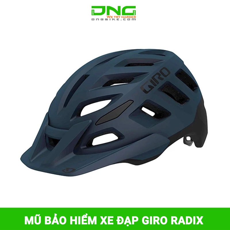 Mũ bảo hiểm xe đạp GIRO RADIX| Nhẹ, thoáng, đẹp | Nhà phân phối xe đạp thể thao Dngbike.com