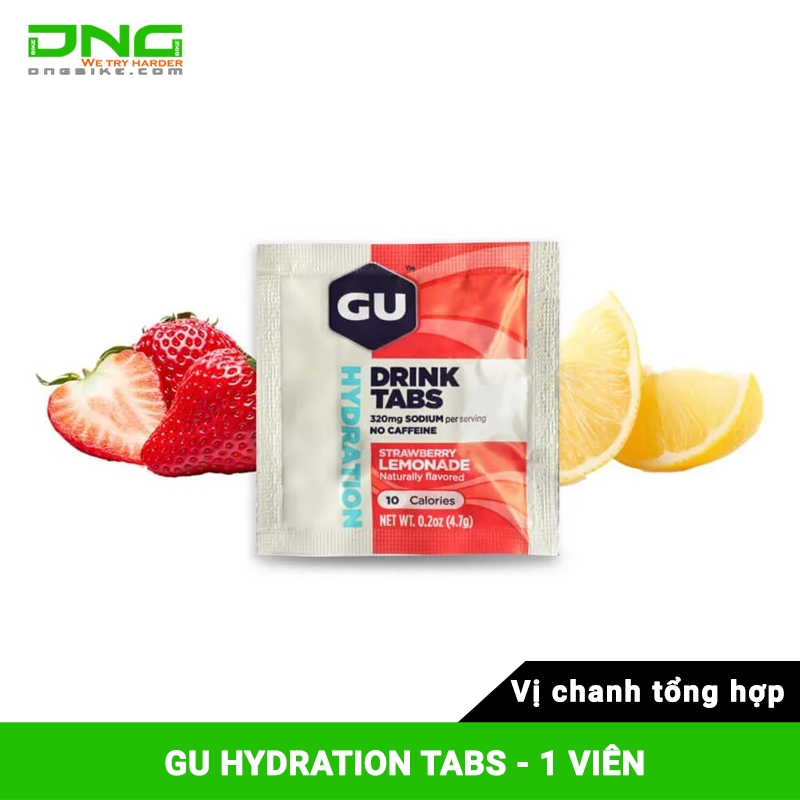 Viên sủi năng lượng GU HYDRATION TABS - 1 viên | DngBike.com