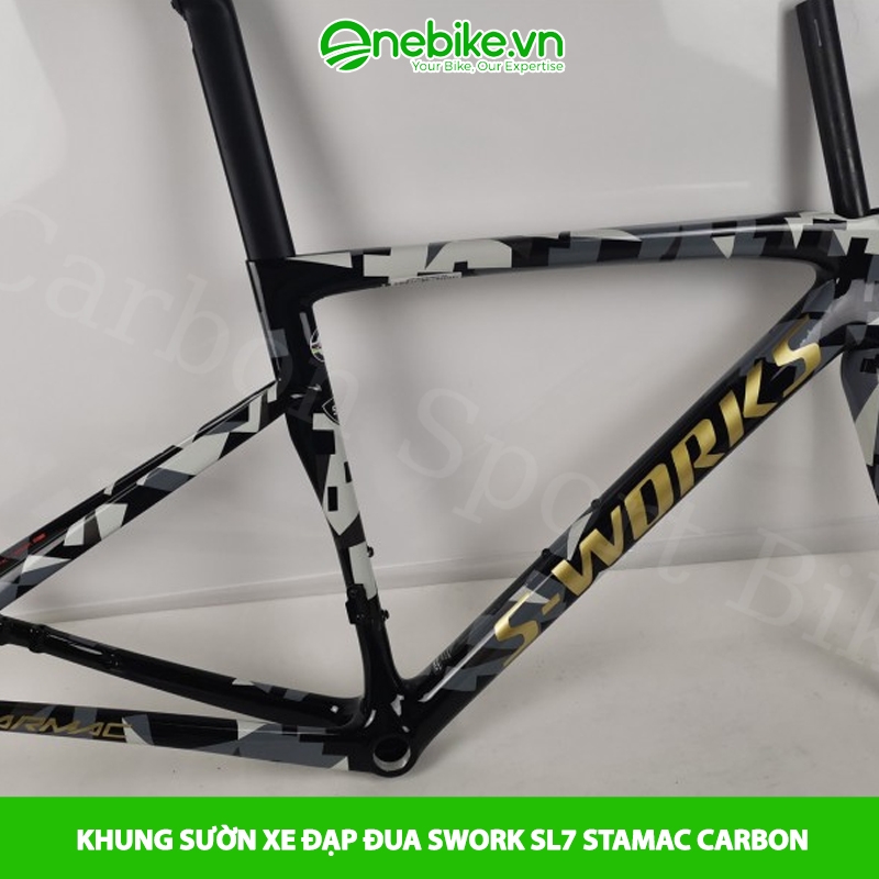 Khung sườn xe đạp đua SWORK SL7 STAMAC CARBON | DngBike.com