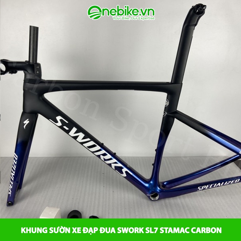 Khung sườn xe đạp đua SWORK SL7 STAMAC CARBON | DngBike.com