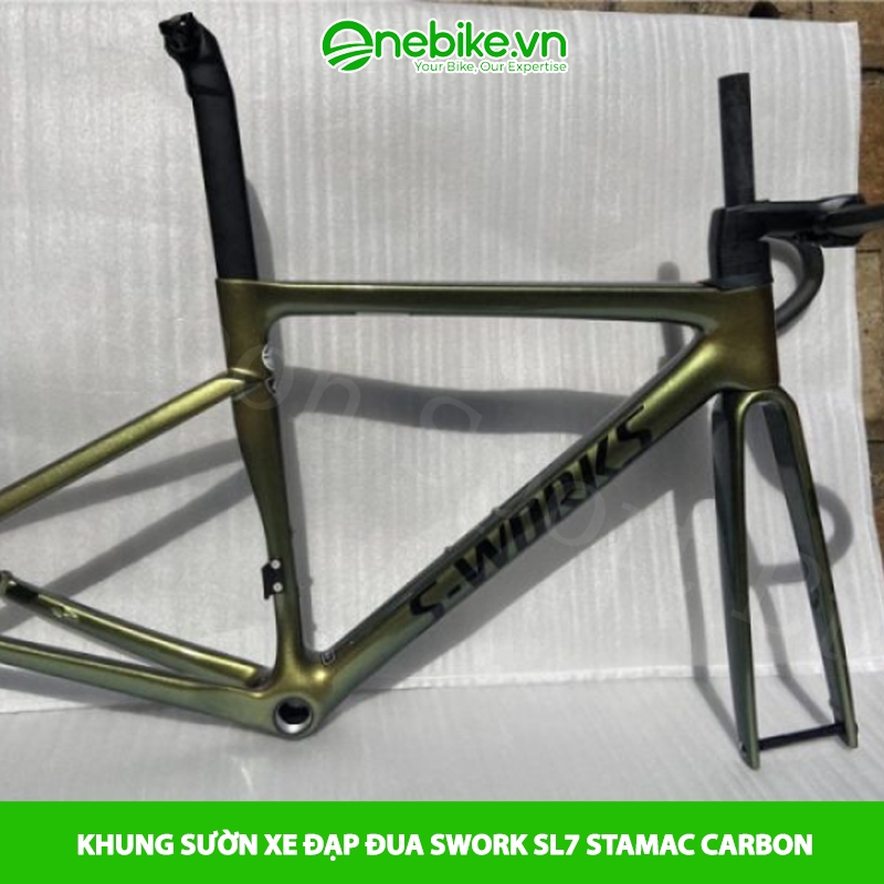 Khung sườn xe đạp đua SWORK SL7 STAMAC CARBON | DngBike.com