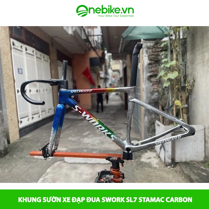 Khung sườn xe đạp đua SWORK SL7 STAMAC CARBON | DngBike.com