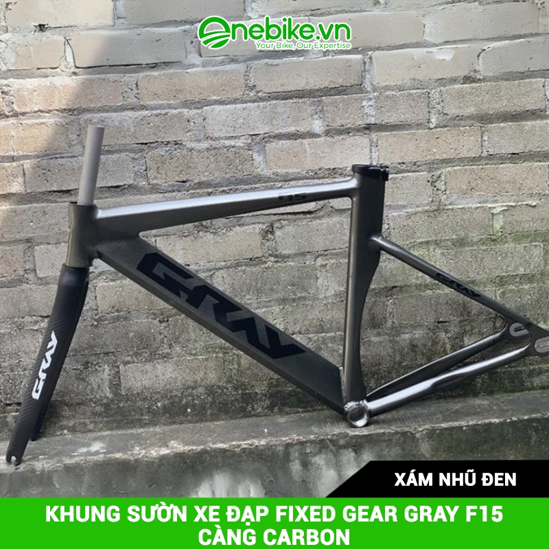 Khung sườn xe đạp Fixed Gear GRAY F15 càng Carbon | Nhà phân phối xe ...