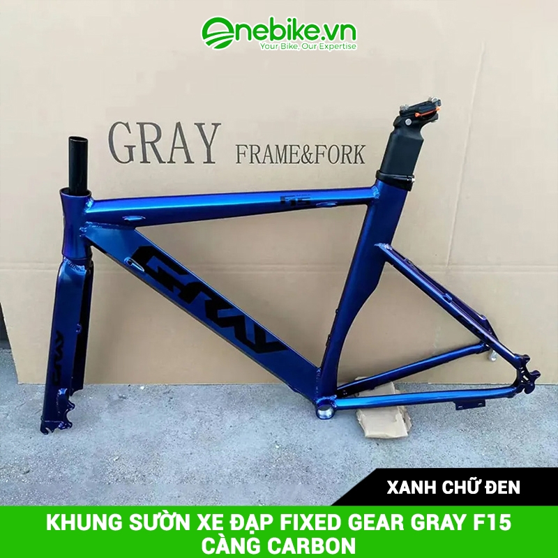 Khung sườn xe đạp Fixed Gear GRAY F15 càng Carbon | Nhà phân phối xe ...
