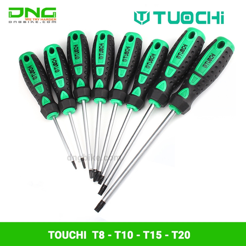Tuốt nơ vít đầu lục giác bông TOUCHI T8, T10, T15, T20 | Nhà phân phối xe đạp thể thao Dngbike.com