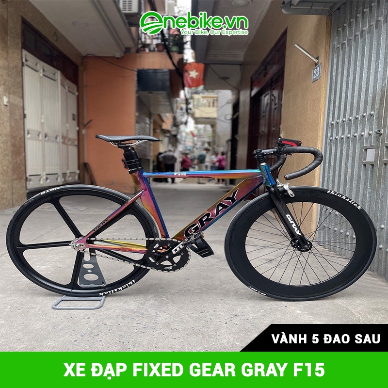 Xe đạp Fixed Gear GRAY F15 | Nhà phân phối xe đạp thể thao Dngbike.com
