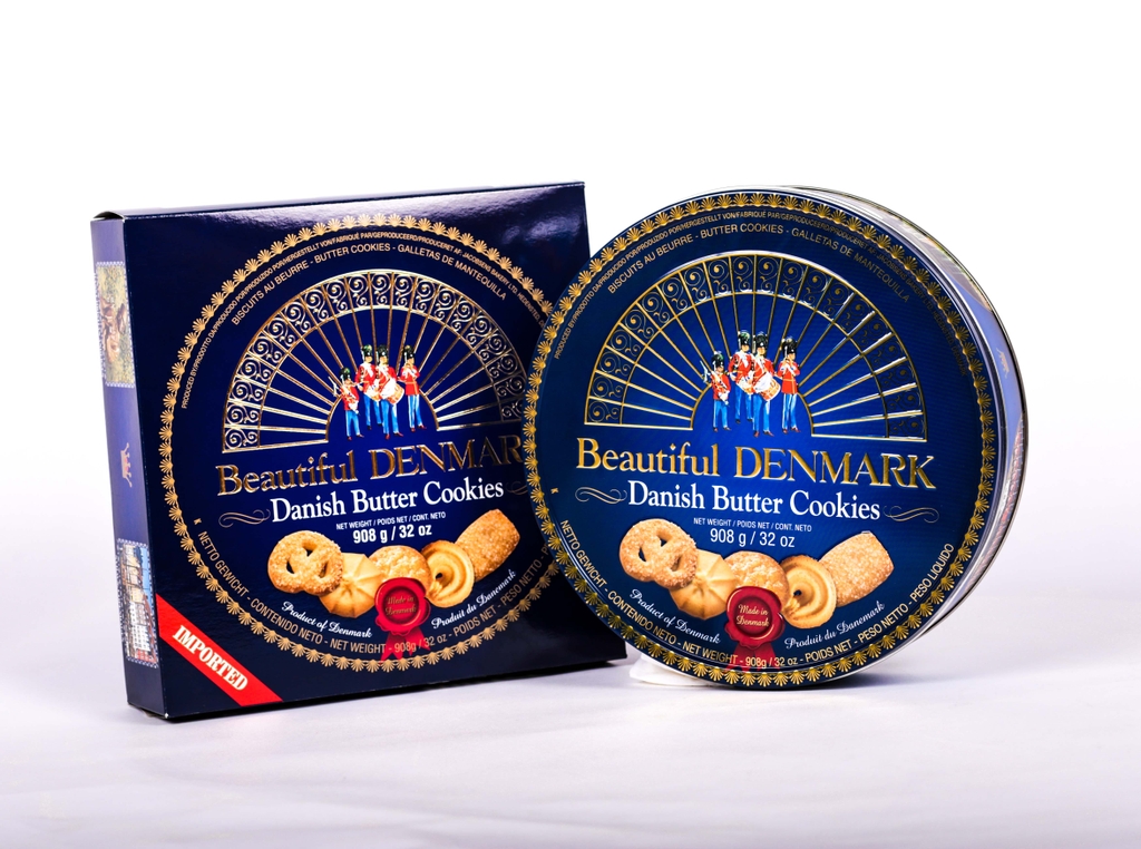 BÁNH QUY BƠ ĐAN MẠCH JACOBSENS BEAUTIFUL DENMARK 6*908G (HỘP THIẾC ...