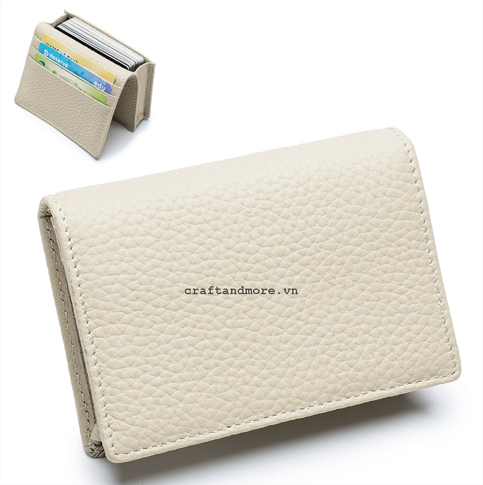 Ví đựng card, thẻ da bò thật mini nhỏ gọn, đa năng Craft & More Vietnam ...