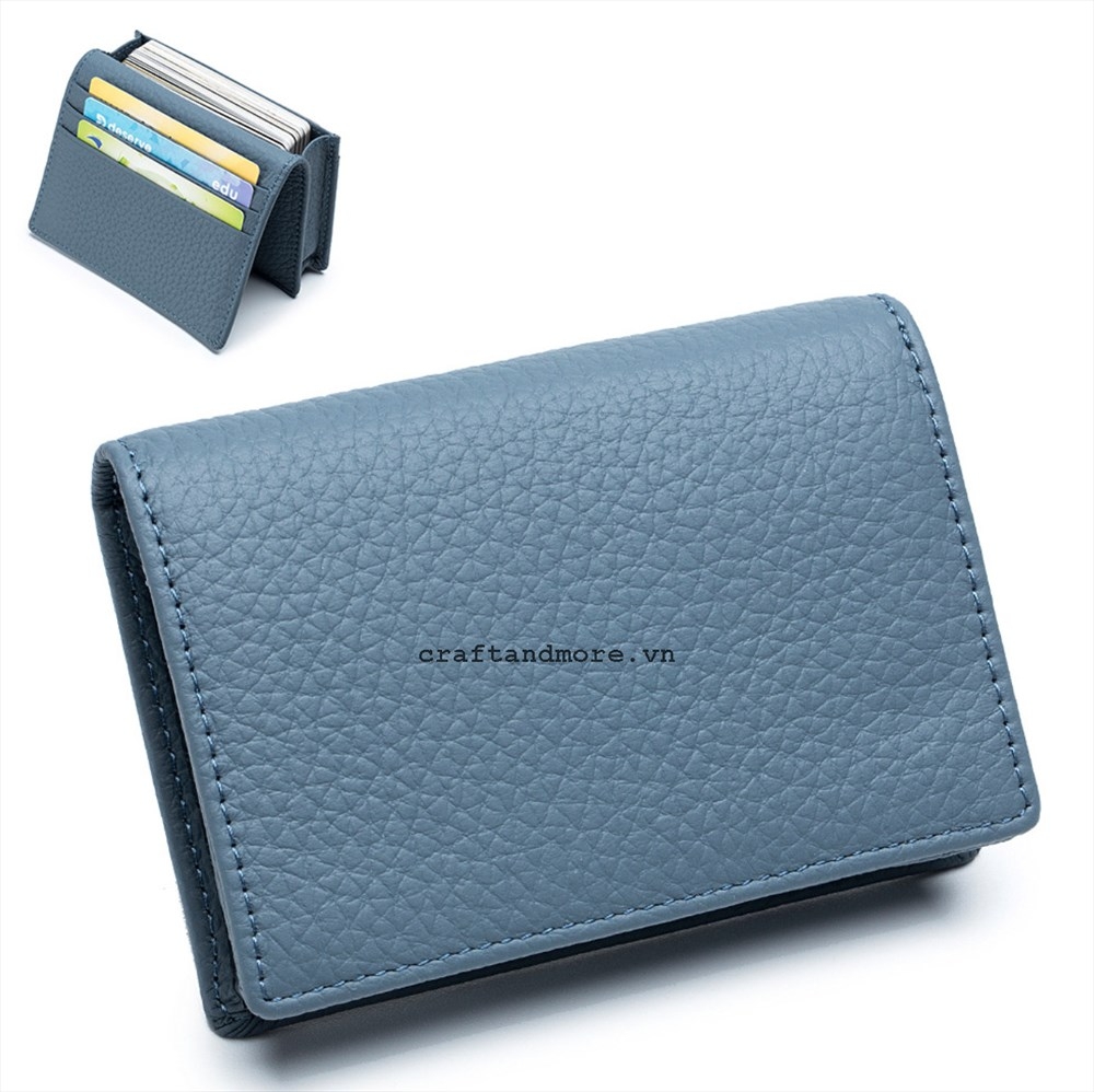 Ví đựng card, thẻ da bò thật mini nhỏ gọn, đa năng Craft & More Vietnam ...