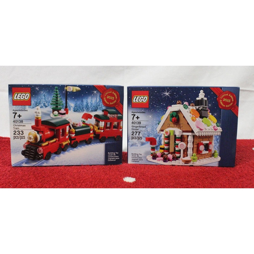 Set Tàu hỏa và nhà Bánh Gừng 40139 LEGO Gingerbread House và 40138 LEGO ...