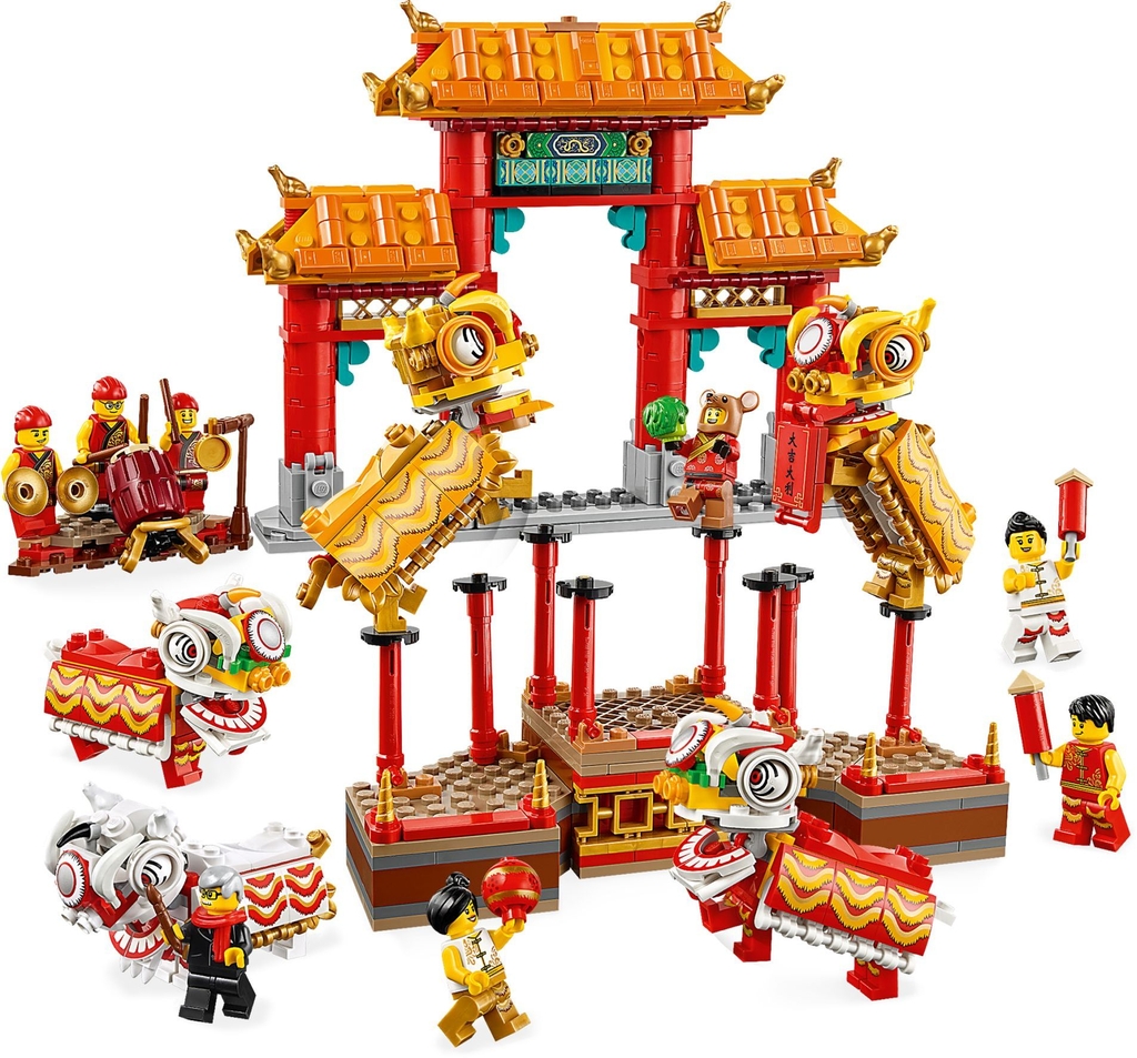 80104 LEGO Chinese Lion Dance - Múa Lân – Đồ chơi LEGO