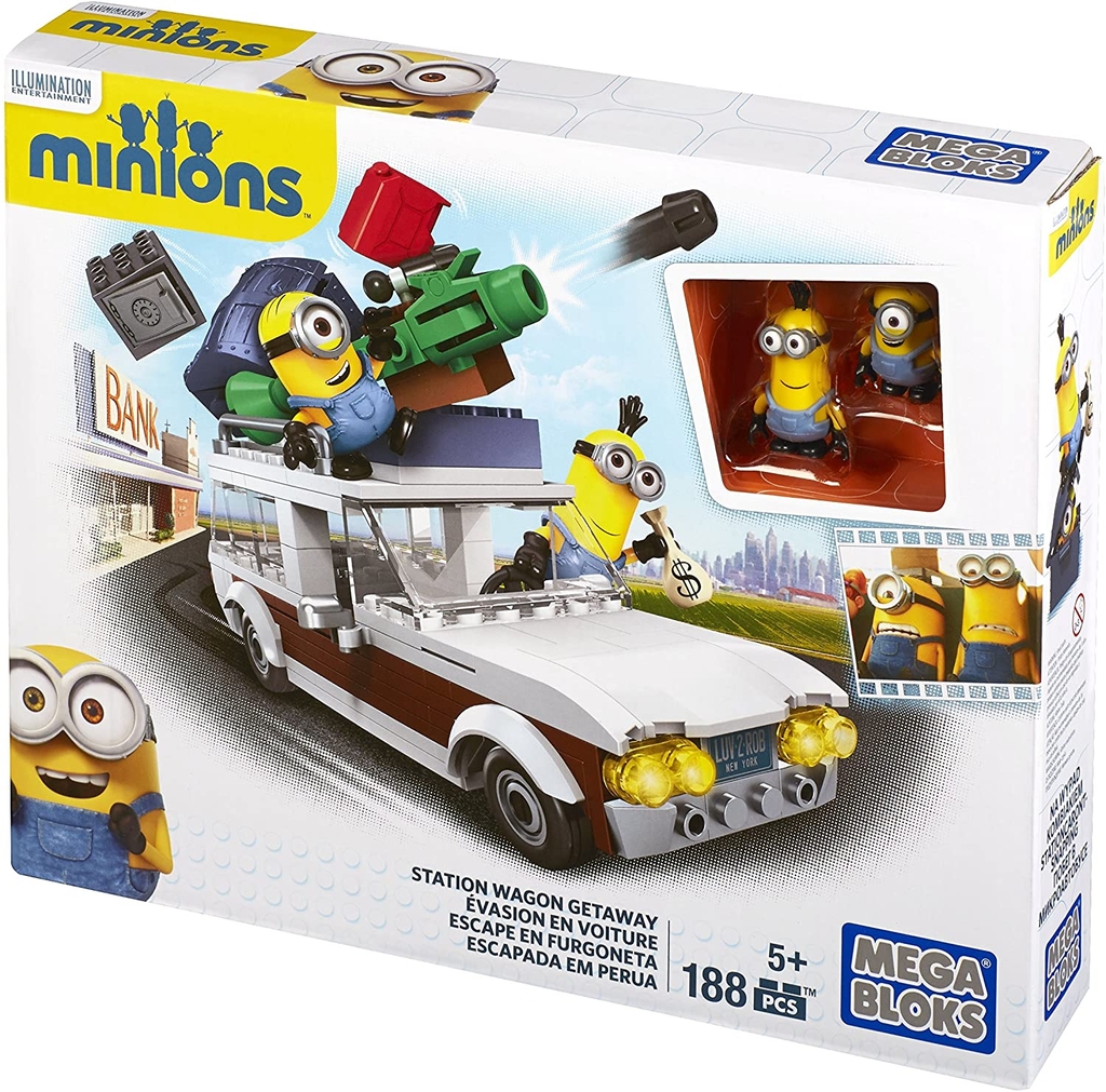 Mega Bloks Minions Station Wagon Getaway - Bộ xếp hình Mega bloks – Đồ ...