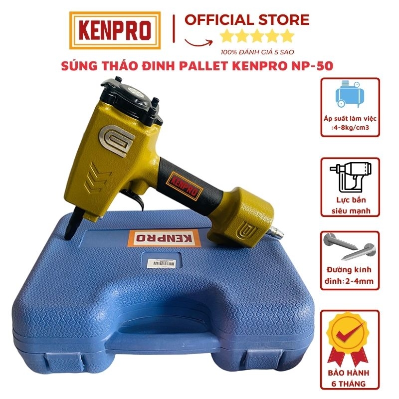 Súng Tháo Đinh Pallet KENPRO NP50 | Tháo Đinh Nhanh Chóng, Hiệu Quả