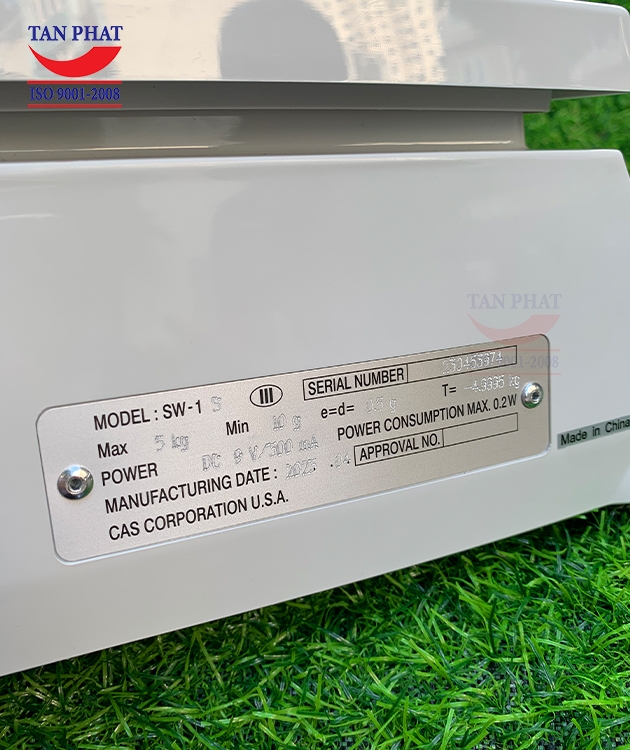 CÂN ĐIỆN TỬ CAS SW-1S | Chính hãng, bảo hành lâu dài Cân Điện Tử Tân Phát