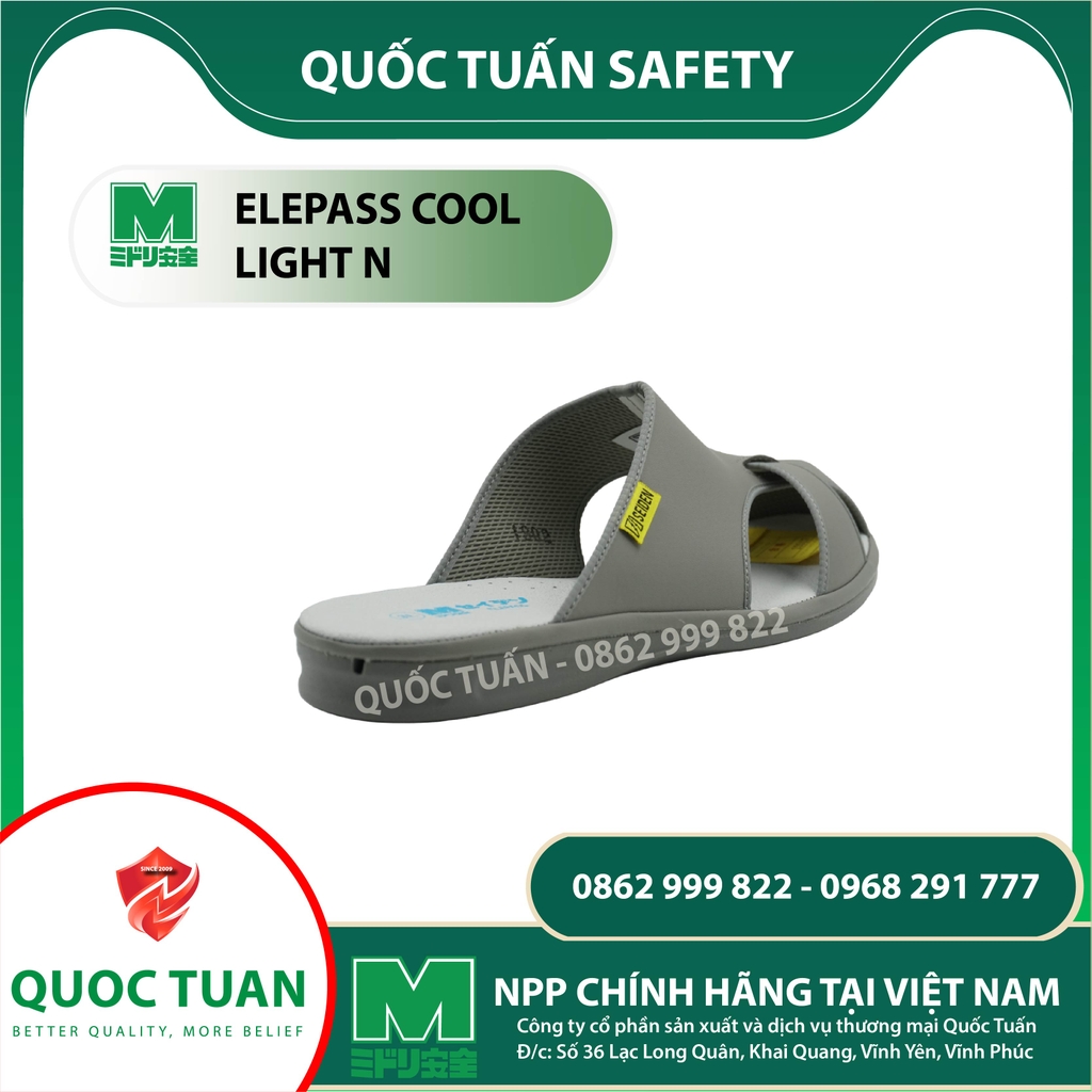 DÉP CHỐNG TĨNH ĐIỆN ELEPASS COOL LIGHT N XÁM