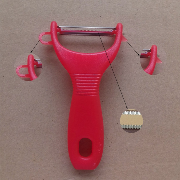 Dao Dụng Cụ Bào Rau Củ Quả Răng Cưa Cán Cam PVN24 | Biên Hòa, Đồng Nai