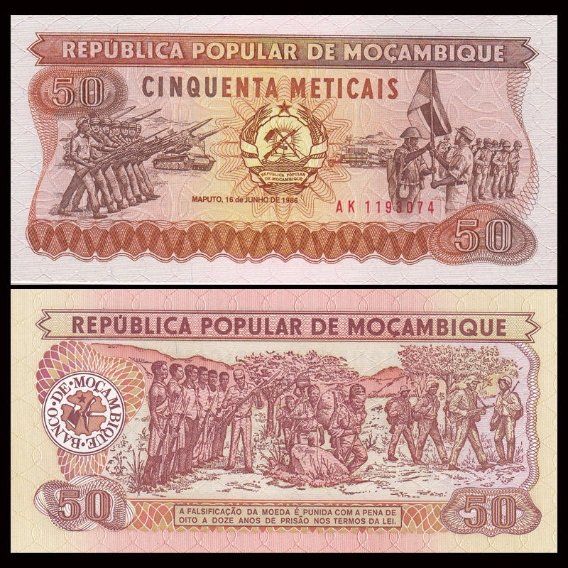 50 meticais Mozambique 1986 Shop tiền sưu tầm D-money 50 meticais Mozambique 1986 Shop tiền sưu tầm D-money