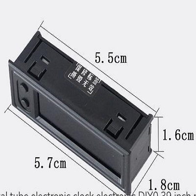 Digital clock module LED digital thermometer -Blue