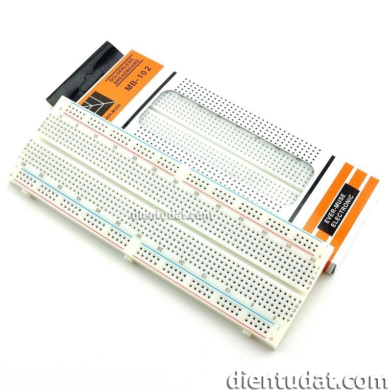 Breadboard MB-102 830 lỗ | Điện Tử DAT Breadboard MB-102 830 lỗ | Điện Tử DAT