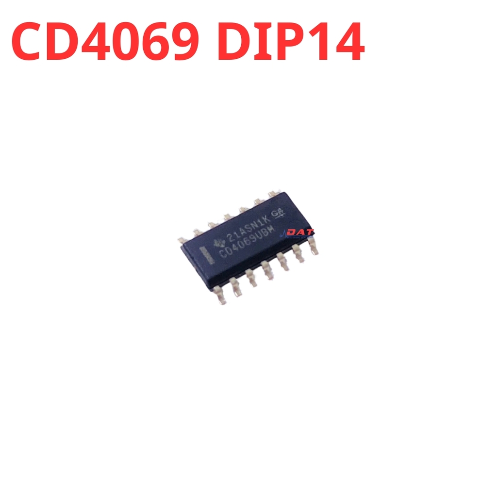 CD4069 DIP14 - IC Logic CMOS Bộ Đảo Cổng Logic | Điện Tử DAT