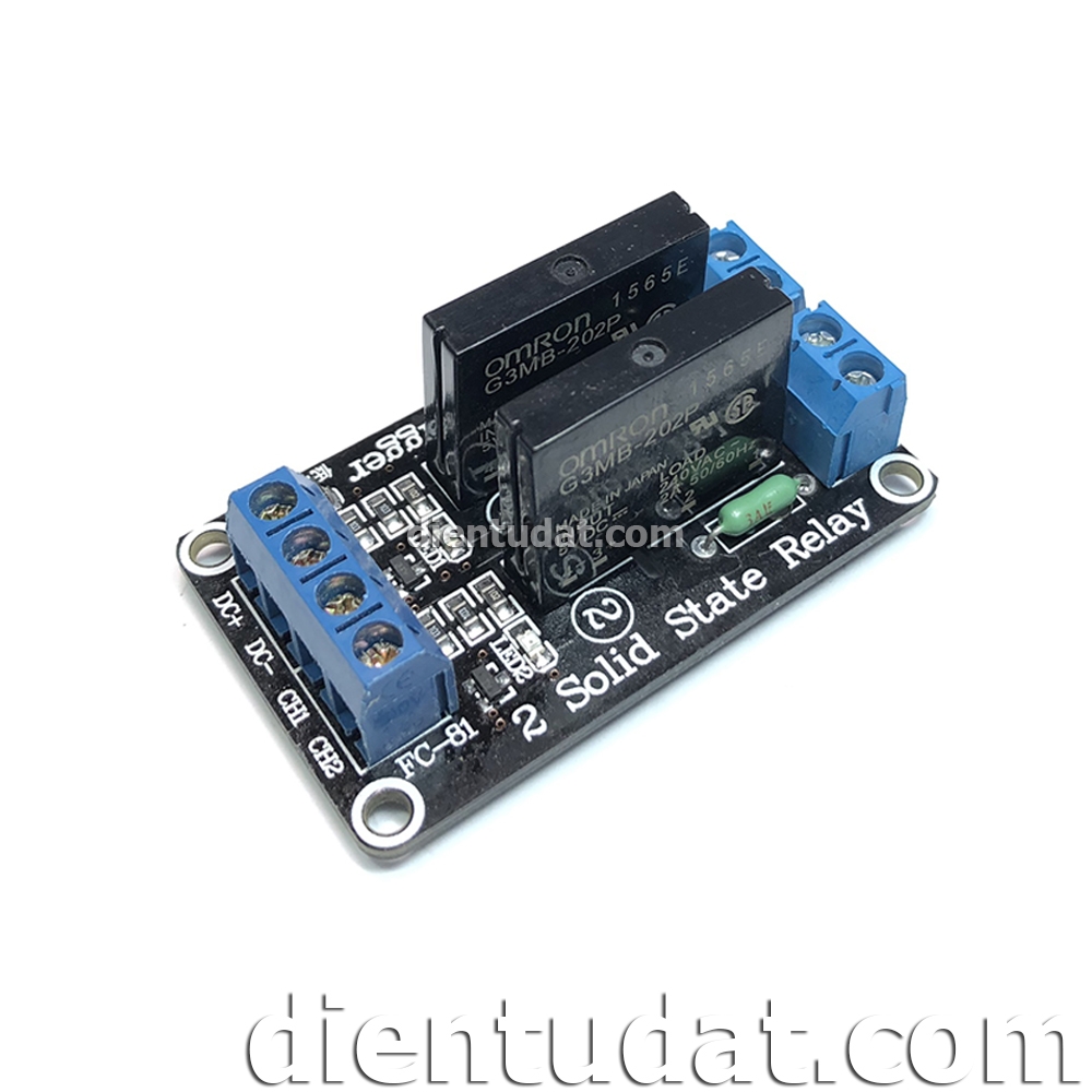 Module 2 Relay Rắn Kích High/Low 5VDC | Điện Tử DAT