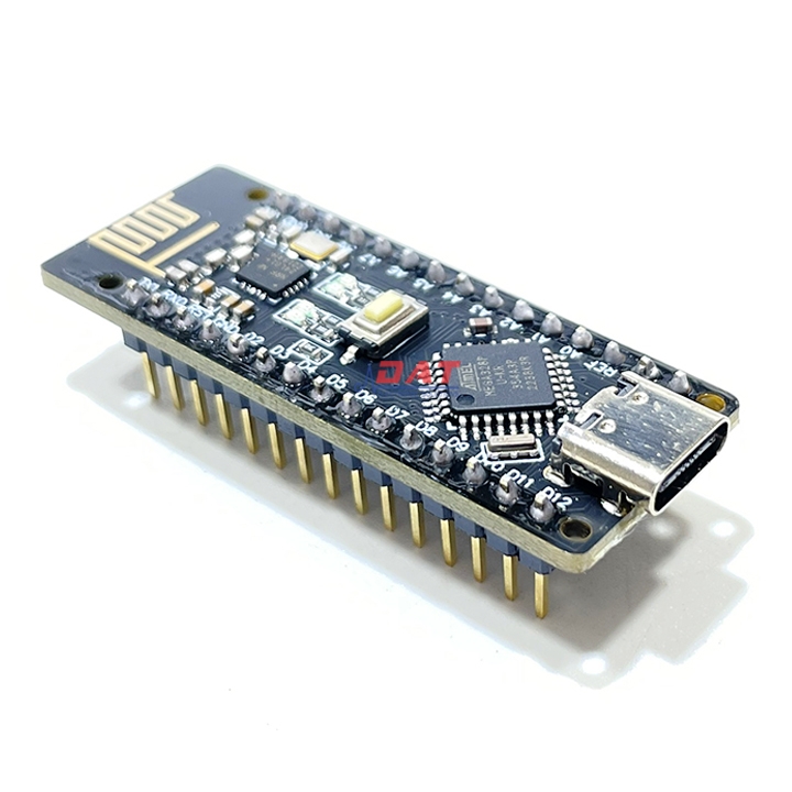 Mạch RF-Nano ATMEGA328P NRF24L01 Cổng Giao Tiếp CH340 Type C | Điện Tử DAT