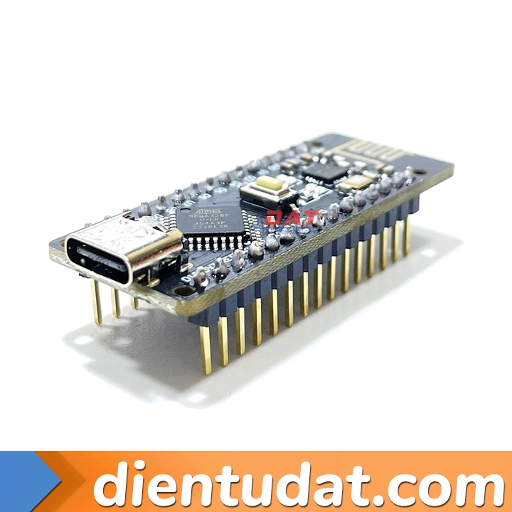 Mạch RF-Nano ATMEGA328P NRF24L01 Cổng Giao Tiếp CH340 Type C | Điện Tử DAT