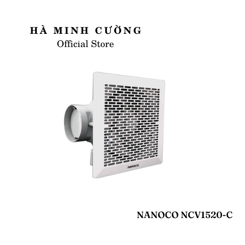 Quạt hút âm trần có dùng ống dẫn Nanoco NCV1520-C | dienmayhmc.com