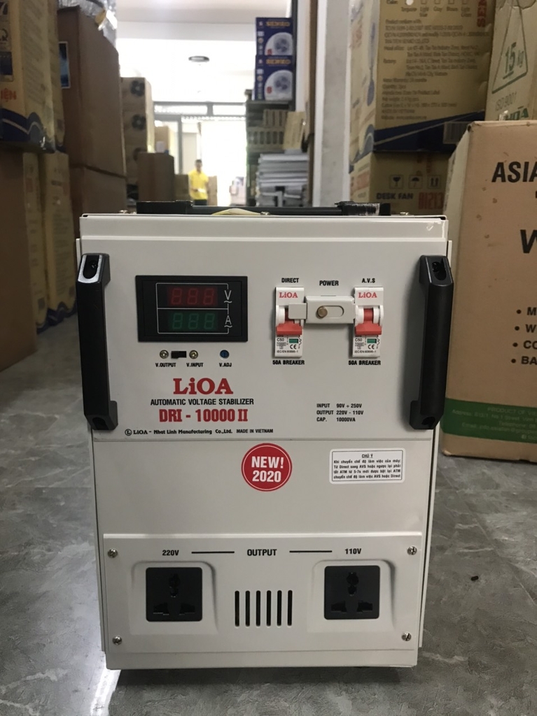 Ổn Áp LiOA 10Kva 1 Pha DRI 10KVA Thế Hệ Mới | dienmayhmc.com
