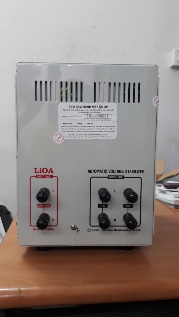 Ổn Áp LiOA 5Kva - Ổn Áp 1 Pha LiOA SH 5000 Thế Hệ Mới | dienmayhmc.com