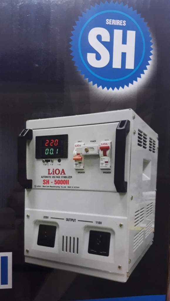 Ổn Áp LiOA 5Kva - Ổn Áp 1 Pha LiOA SH 5000 Thế Hệ Mới | dienmayhmc.com