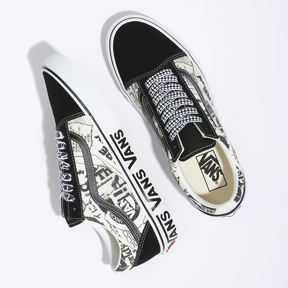 Vans Việt Nam Giày Vans Old Skool Collage Black White Vn0a5jmibzw