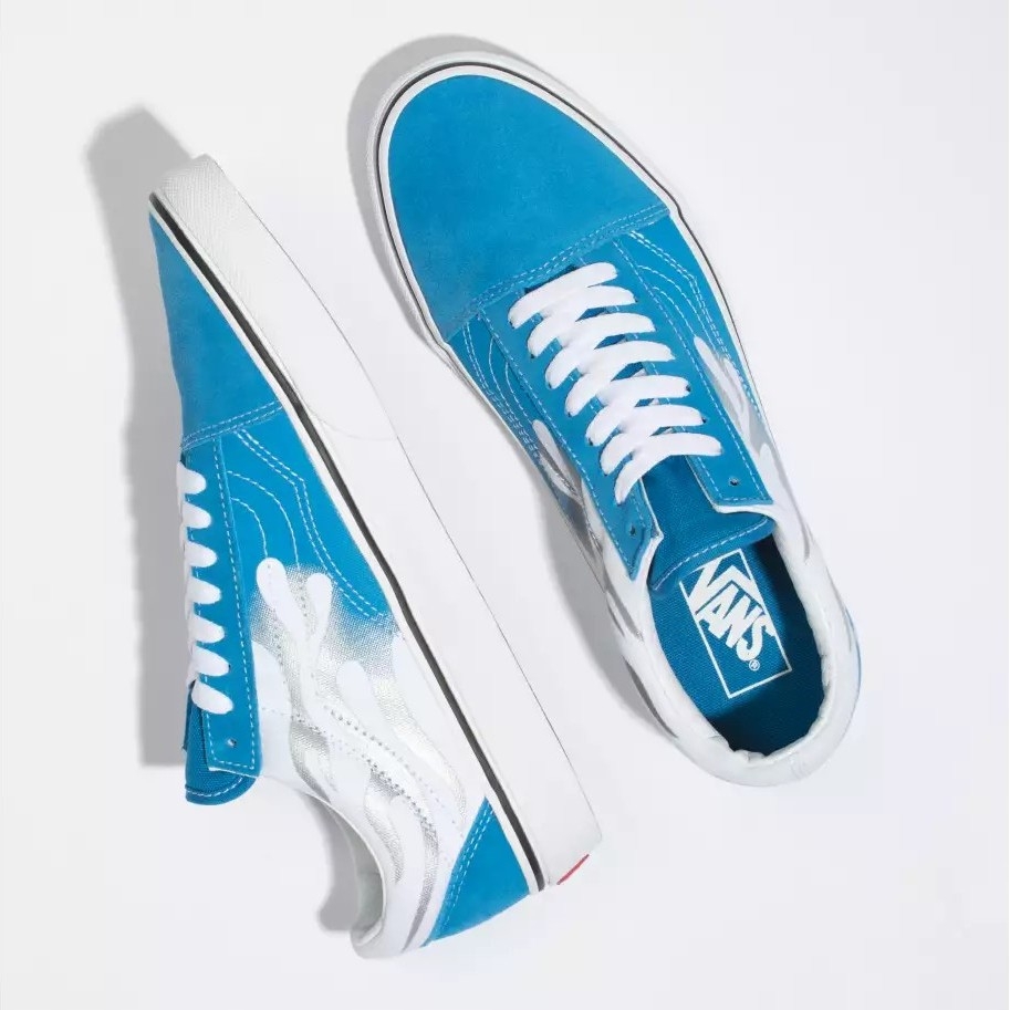 VANS Việt Nam - VANS FLAME OLD SKOOL MEDITERRANIAN BLUE VN0A4U3BXF0