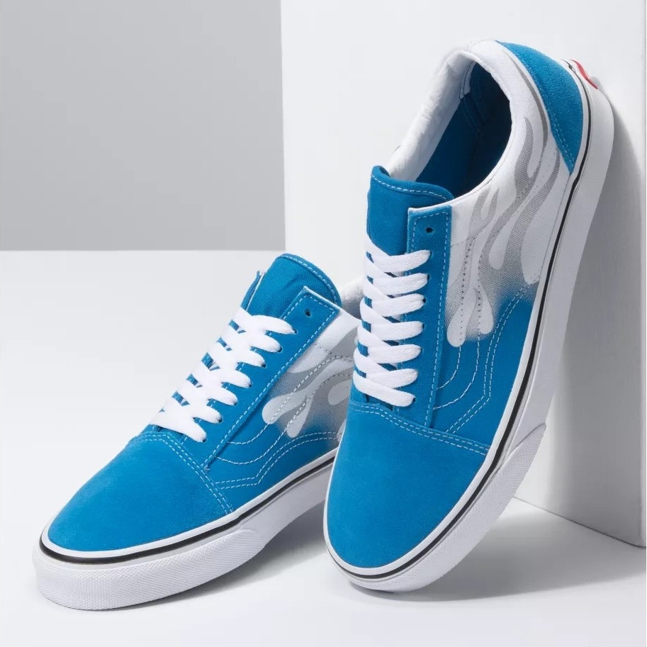 VANS Việt Nam - VANS FLAME OLD SKOOL MEDITERRANIAN BLUE VN0A4U3BXF0
